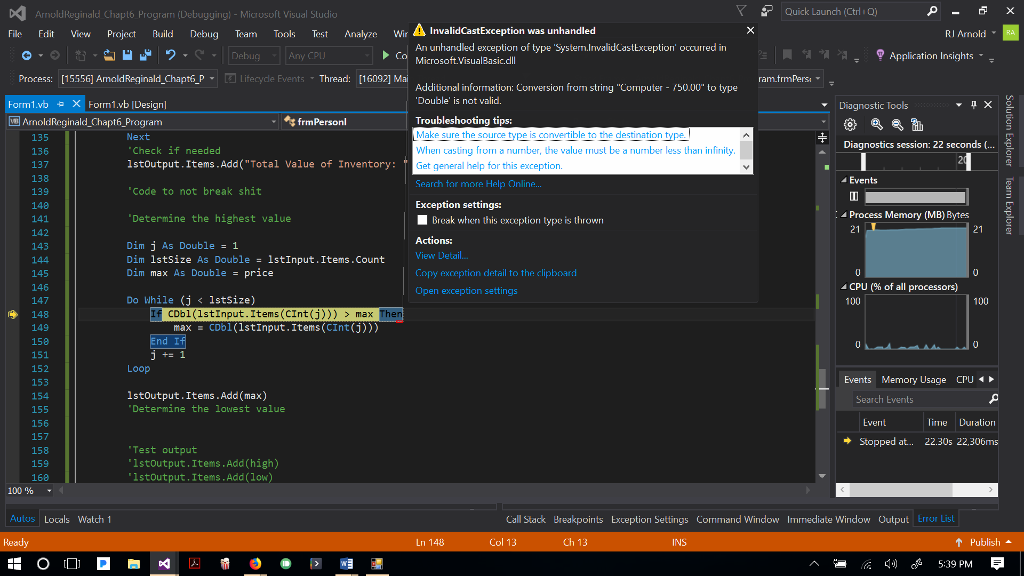 Solved Please help, I am trying to use a Do While Loop to | Chegg.com