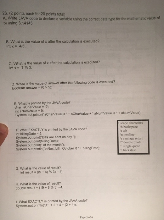 Solved A Write Java Code To Declare A Variable Using The 