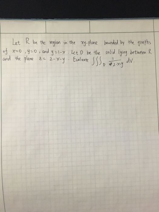 Solved Let R be the region in the xy-plane bounded by the | Chegg.com