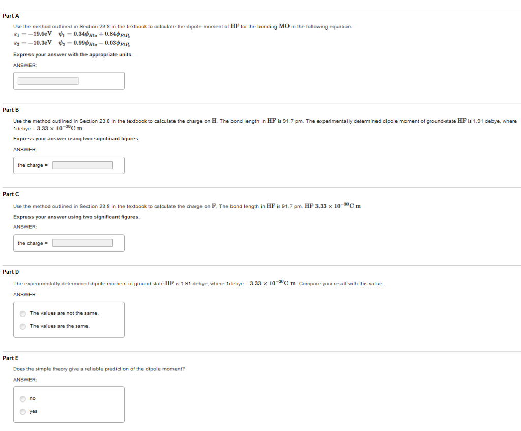 Solved Part A Use the method outlined in Section 23.8 in the | Chegg.com