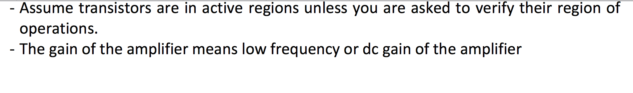 Solved Assume transistors are in active regions unless you | Chegg.com
