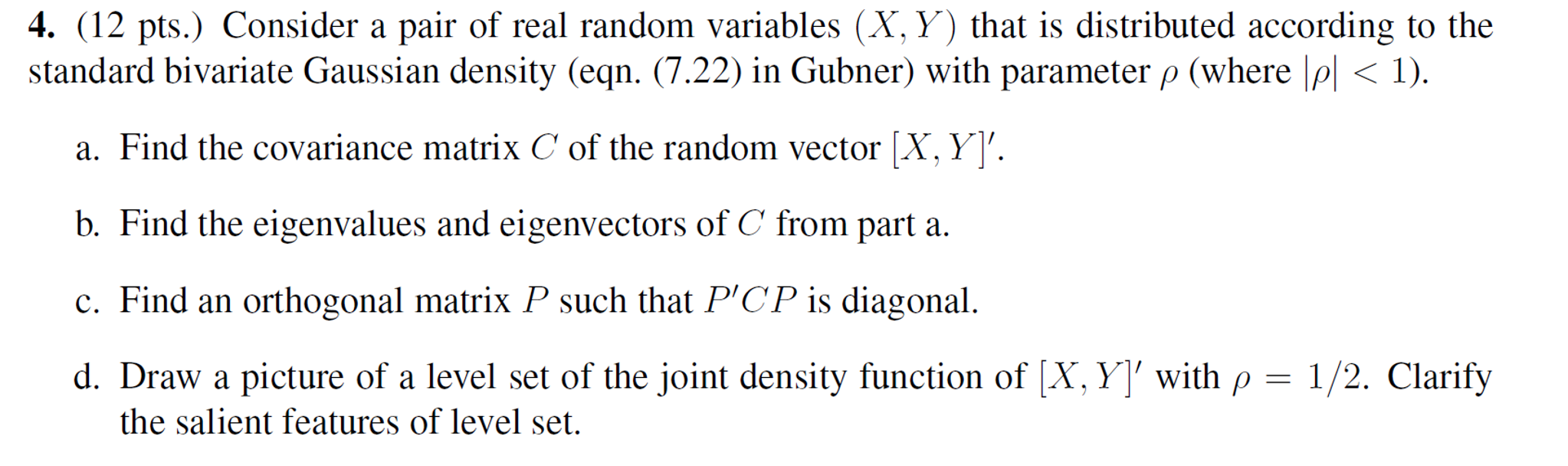 Consider a pair of real random variables (X, Y) that | Chegg.com
