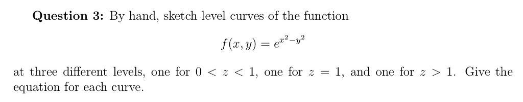 Solved Plot level curves of the function f(x,y) = | Chegg.com