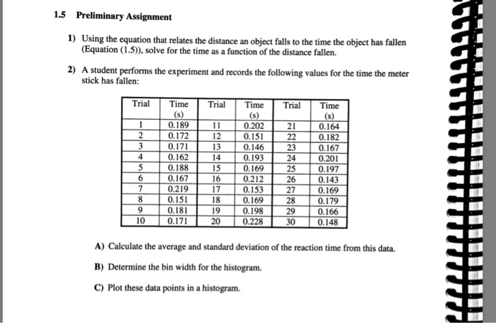Solved Using the equation that relates the distance an | Chegg.com