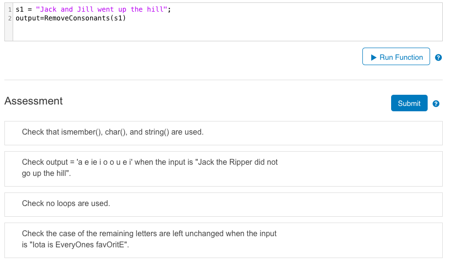 Solved Write a function called RemoveConsonants which | Chegg.com