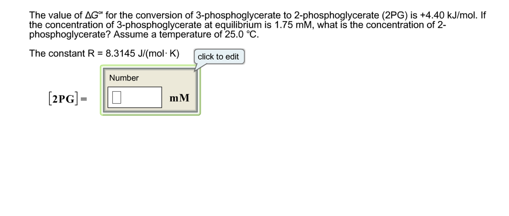 Solved The value of Delta G degree for the conversion of | Chegg.com
