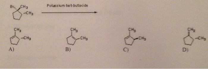 Solved Potassium tert-butoxide | Chegg.com