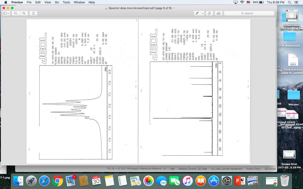 Solved determine the structure of the compound C10H12O , | Chegg.com