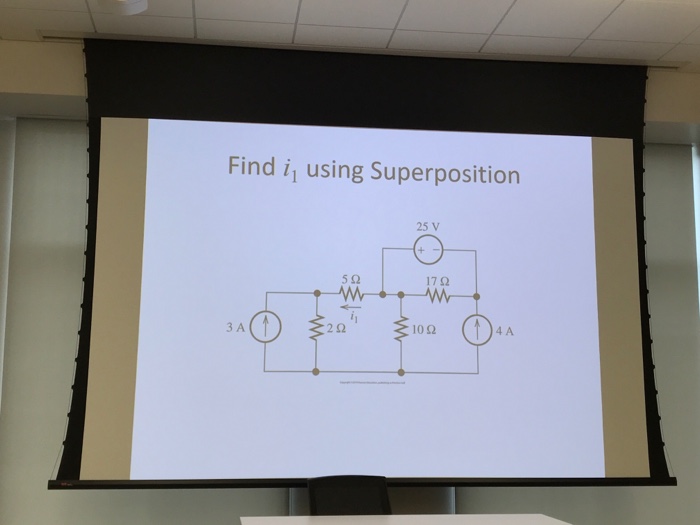 Solved Find i_1 using Superposition | Chegg.com