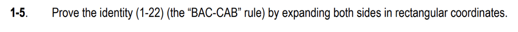 Solved 1-5. Prove the identity (1-22) Prove the identity | Chegg.com