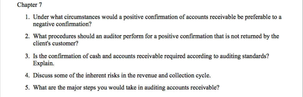 Solved Under what circumstances would a positive | Chegg.com