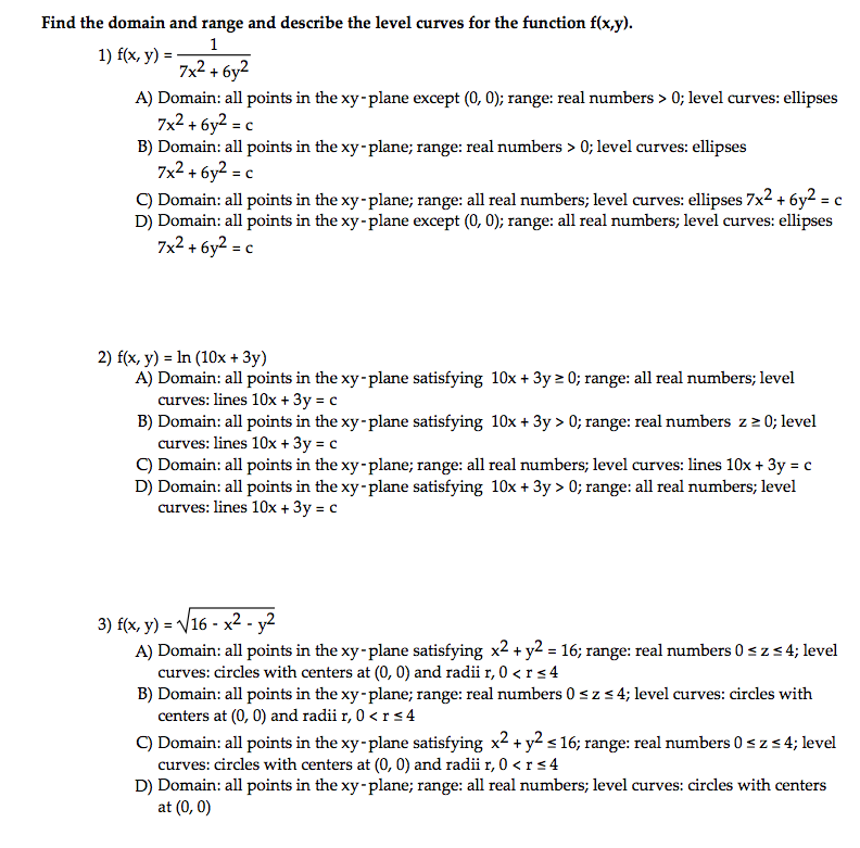 Solved Please Show Me The Steps For Atleast One Of Them So Chegg