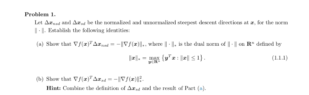 Solved Problem 1 Let ?2.nsd and ?Xsd be the normalized and | Chegg.com