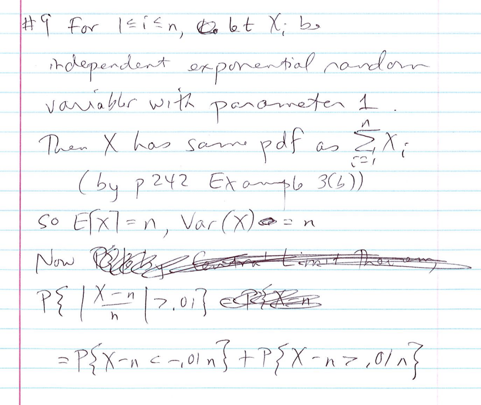 Solved If X Is A Gamma Random Variable With Parameters N 7639