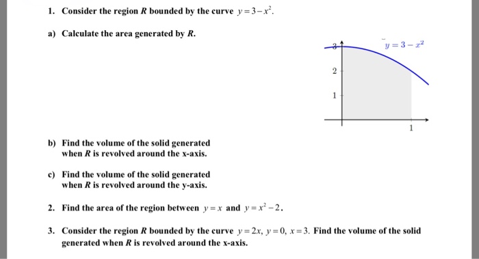 Solved Consider The Region R Bounded By The Curve Y 3