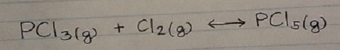 Solved Phosphorus trichloride reacts with chlorine to form | Chegg.com