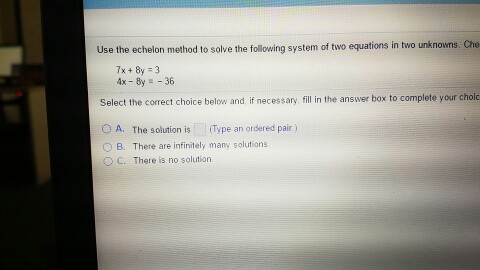 Solved Add the following matrices 8-3-5 Select the correct | Chegg.com