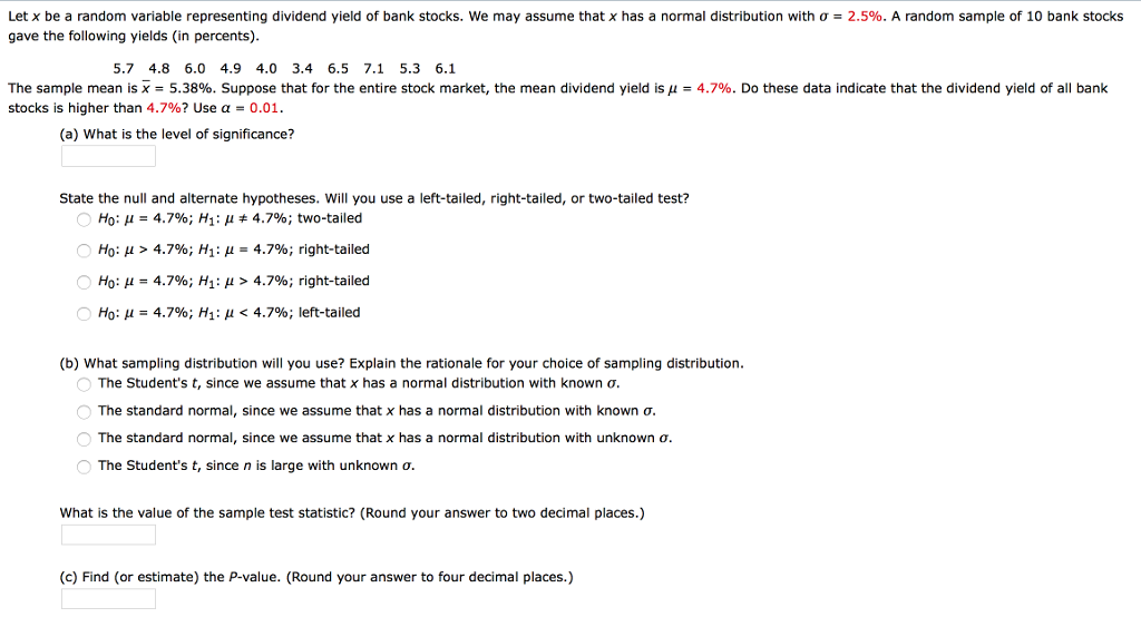 Solved Let x be a random variable representing dividend | Chegg.com