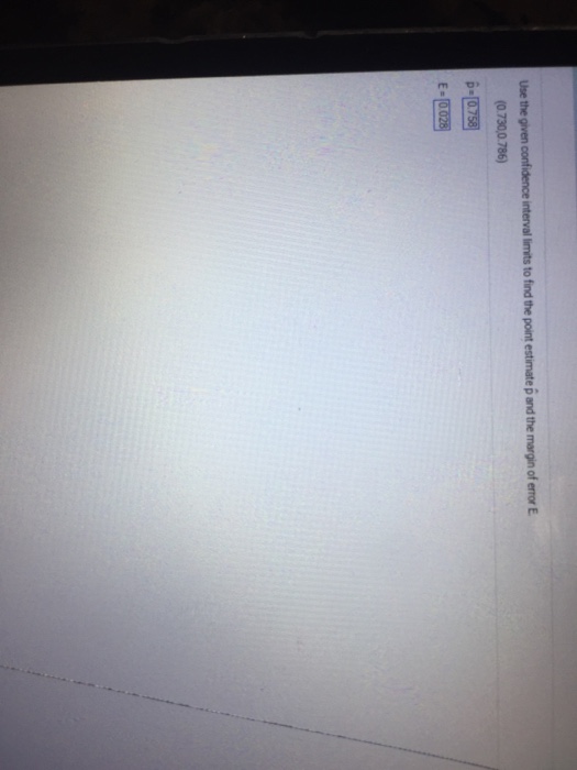 Solved Use the given confidence interval limits to find the | Chegg.com