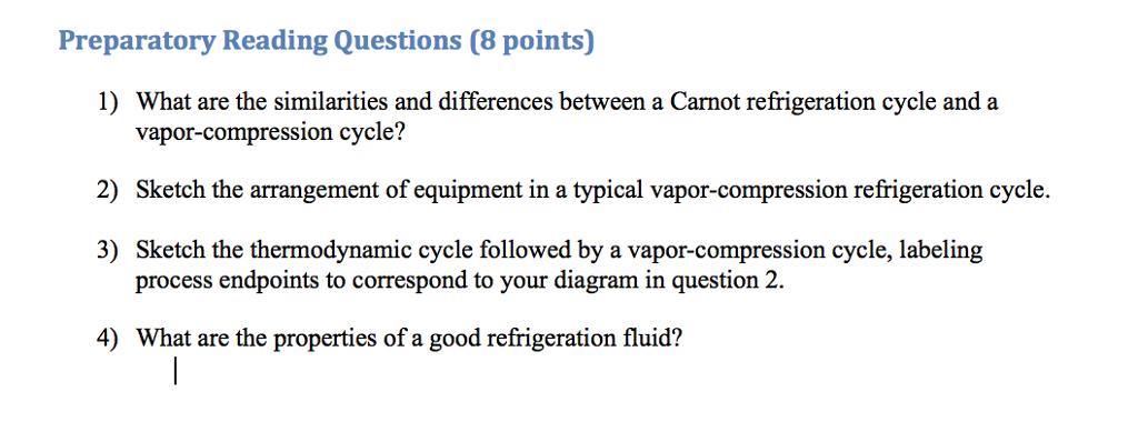 Solved Preparatory Reading Questions (8 points) 1) What are | Chegg.com