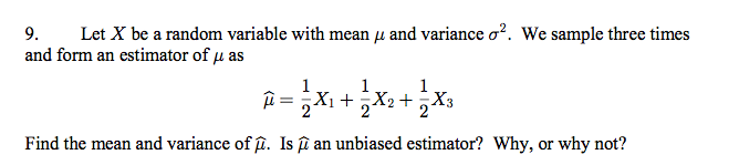 Solved Let X Be A Random Variable With Mean μ And Variance 2831