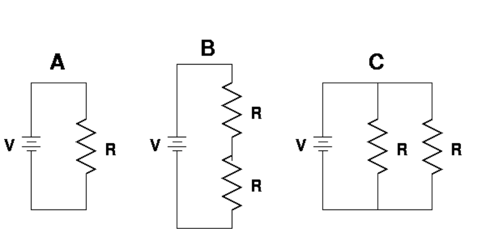 Solved: Consider The Three Circuits Shown Above. All The R... | Chegg.com