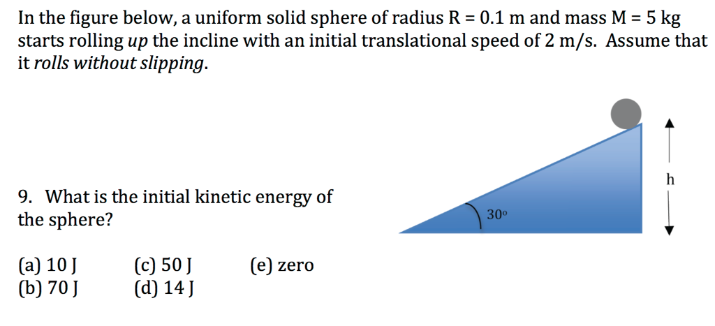 Solved In the figure below, a uniform solid sphere of radius | Chegg.com