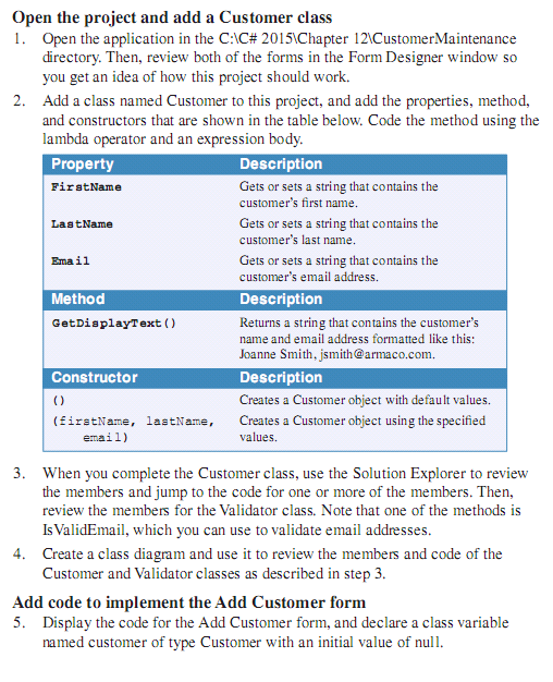 Solved Hello, Please I need this to be done in C# , never | Chegg.com