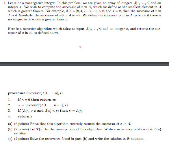 Solved Let n be a nonnegative integer. In this problem, | Chegg.com