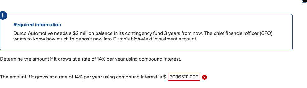 Solved 1 Required information Durco Automotive needs a $2 | Chegg.com