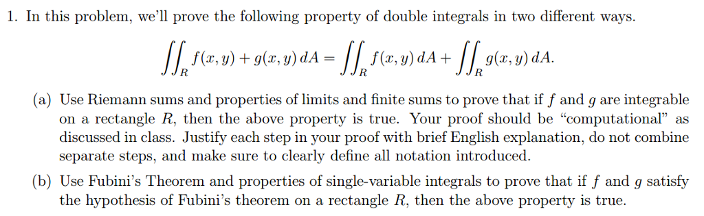 Solved In this problem, we'll prove the following property | Chegg.com