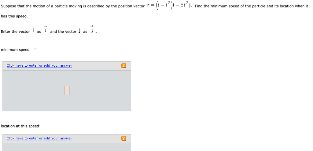 Solved Suppose that the motion of a particle moving is | Chegg.com