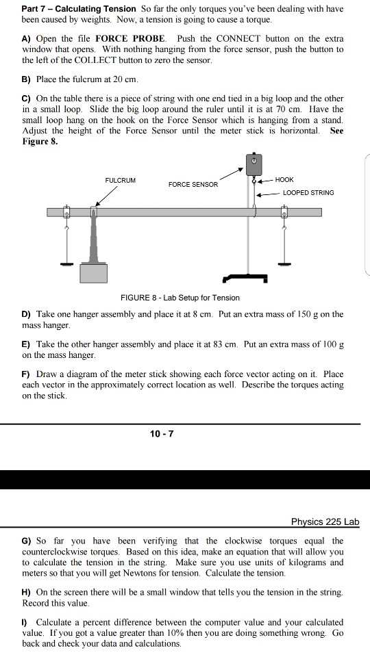 Solved Part 7 Calculating Tension So far the only torques | Chegg.com
