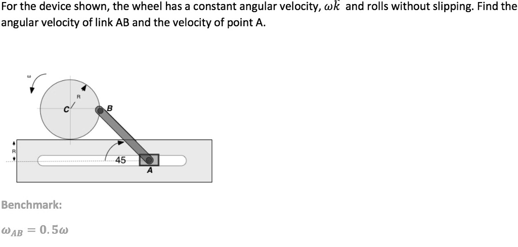 Solved For the device shown, the wheel has a constant | Chegg.com
