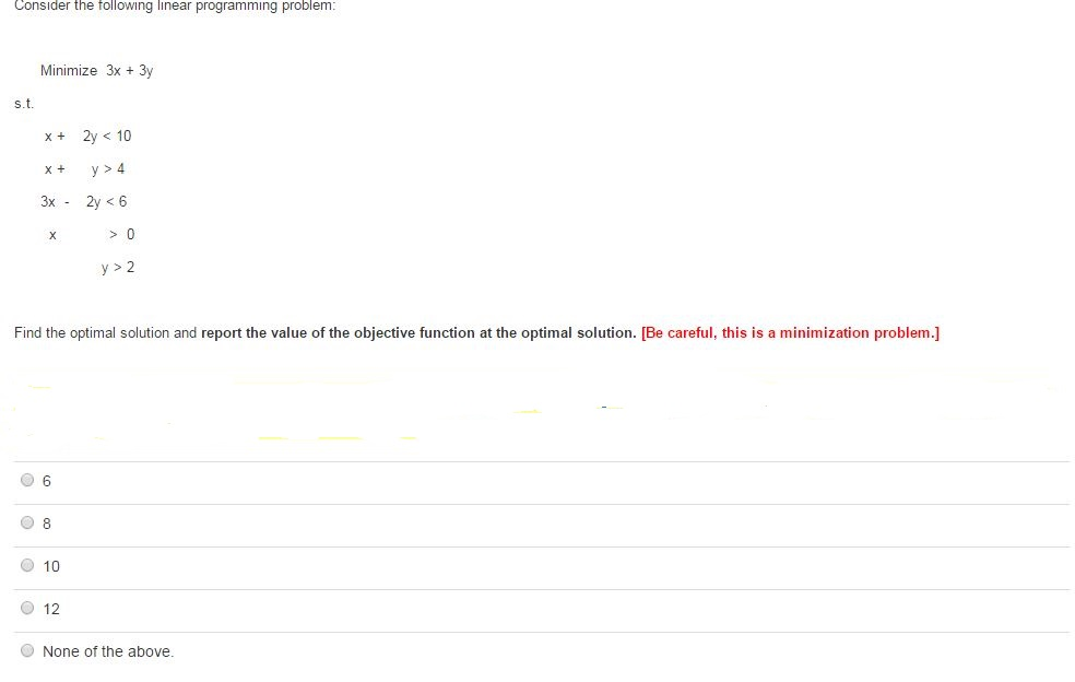Solved consider the tollowing linear programming problem: | Chegg.com