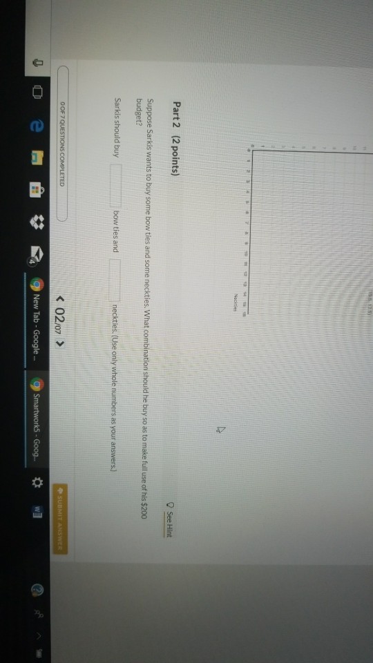 Solved Part 1 (1 point) Q See Hint Sarkis, being something | Chegg.com
