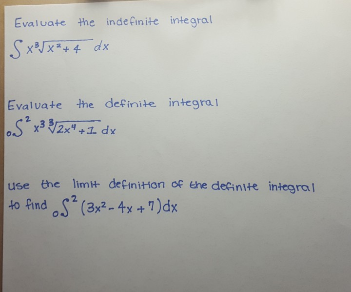 Solved Evaluate the indefinite integral Evalvate the | Chegg.com