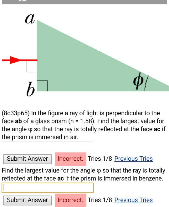 Solved In the figure a ray of light is perpendicular to | Chegg.com