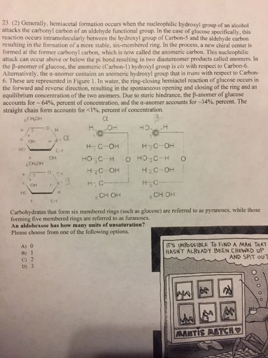 Solved Two Biochemistry questions. Questions located on | Chegg.com