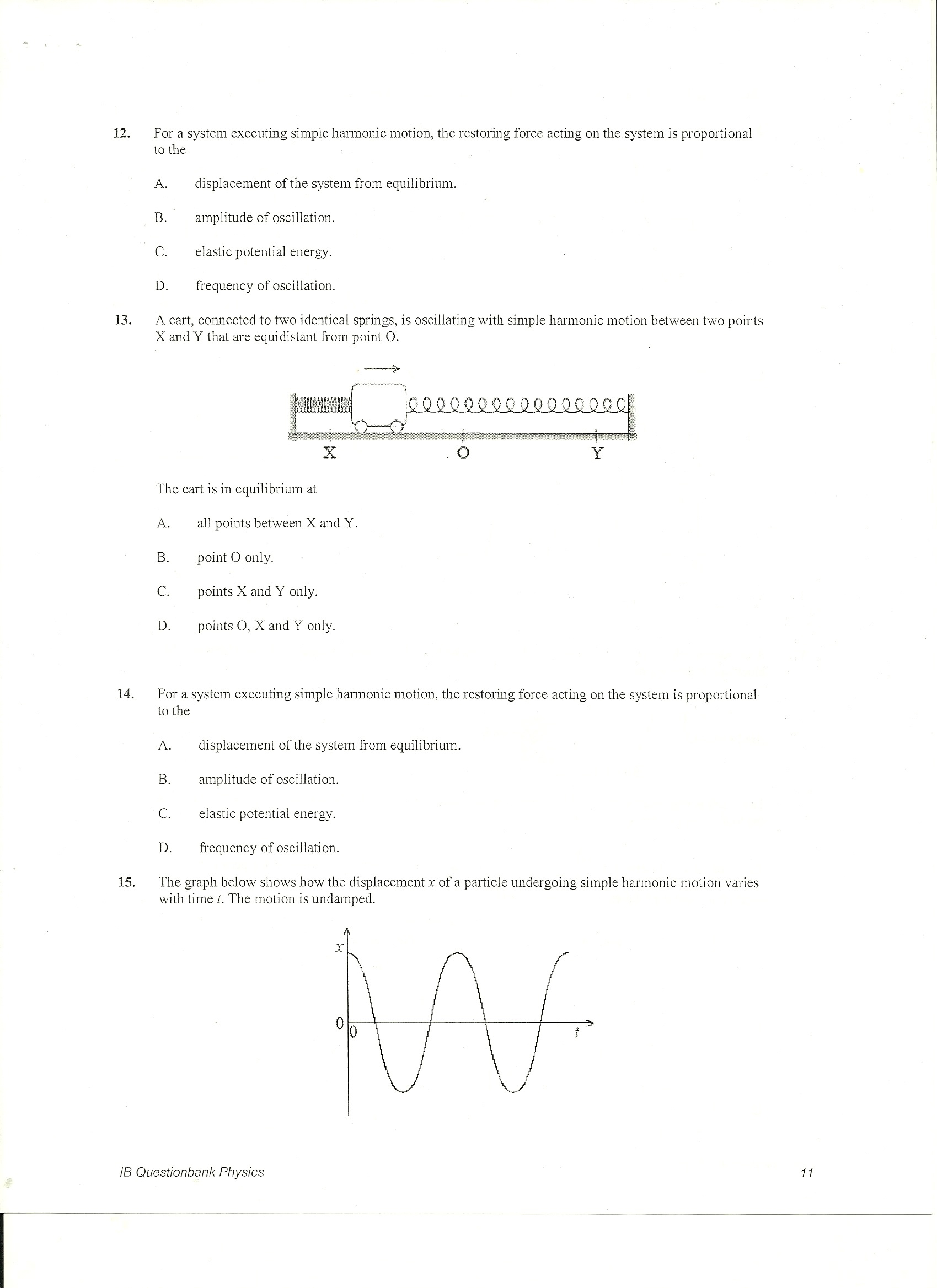 Ib Physics Question Bank | IB Physics Questionbank – TUKJ
