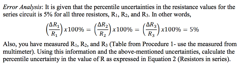 Solved Error Analysis: It is given that the percentile | Chegg.com