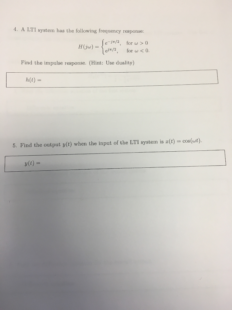 Solved Problem 1: The signum function, sgn(t), is defined as | Chegg.com
