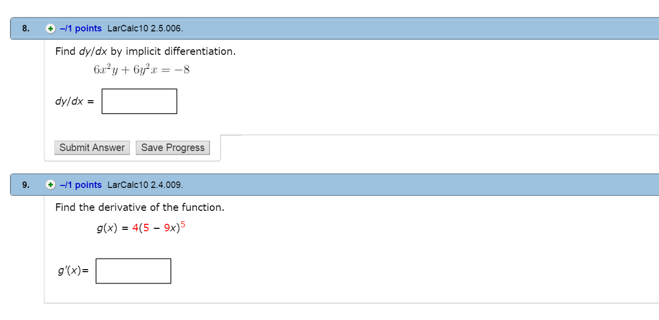 Solved Find dy/dx by implicit differentiation. 6x^2y + 6y^2x | Chegg.com