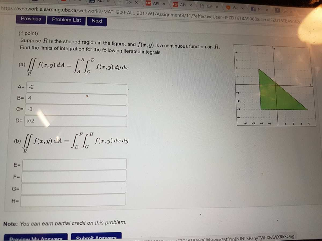 Solved https://webwork e earning.ubc.ca/webwork2/MATH200 ALL | Chegg.com