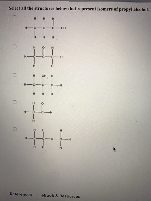 Solved Select all the structures below that represent | Chegg.com