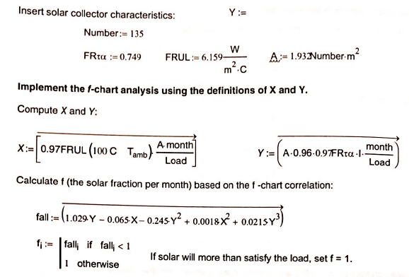 PROBLEM #4-f-Chart method in Newark, NJ Redo example | Chegg.com