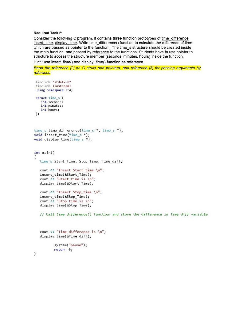 Solved Consider the following C program, it contains three | Chegg.com