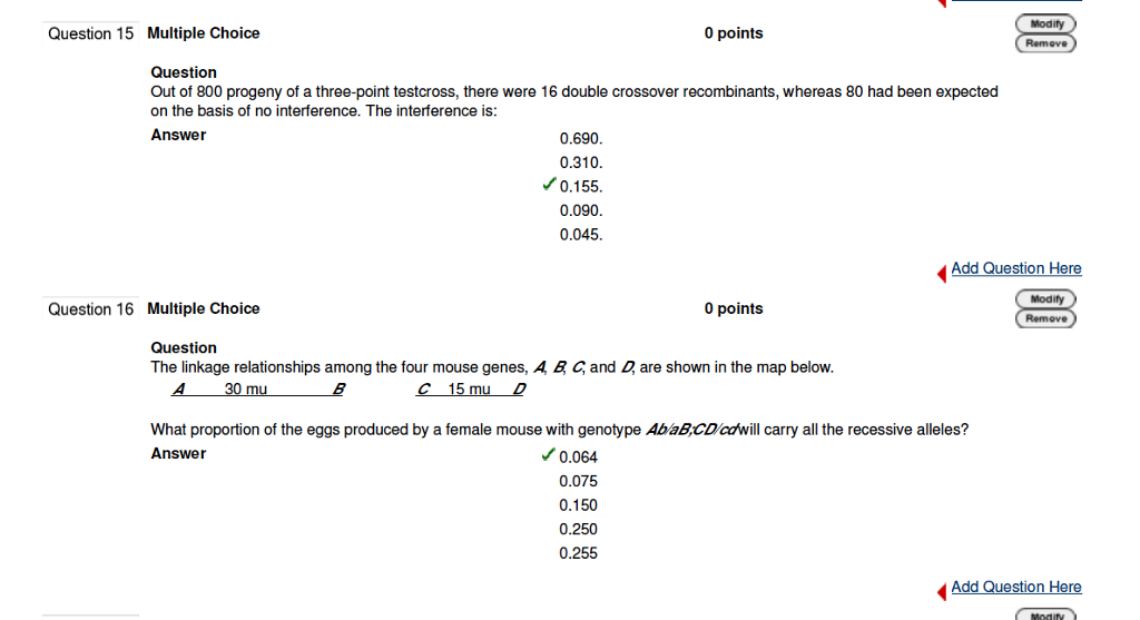 Solved Out of 800 progeny of a three-point testcross, there | Chegg.com