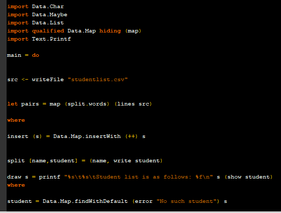 Solved haskell 1. 2pts) Implement a data type called | Chegg.com