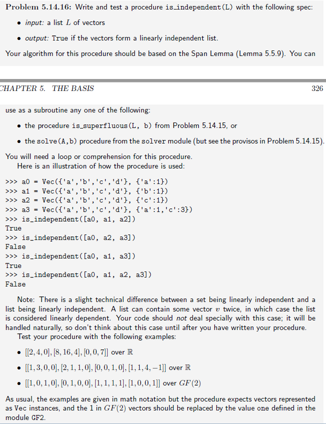 Problem 5.14.16: Write and test a procedure is | Chegg.com
